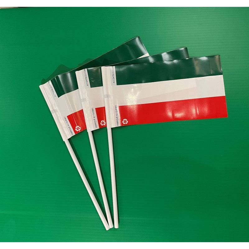 Drapeau Patriotes en polyéthylène – Accent bleu du Québec