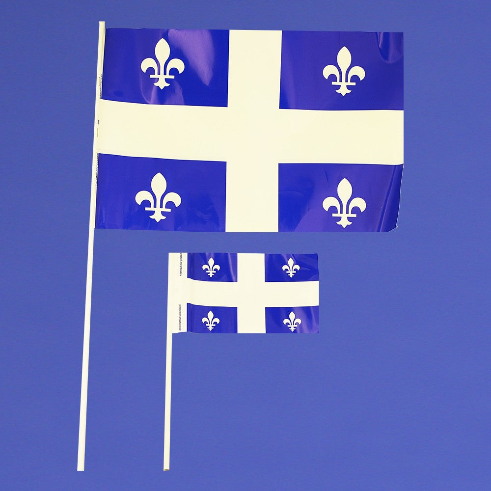 Drapeau du Québec en polyéthylène – Accent bleu du Québec